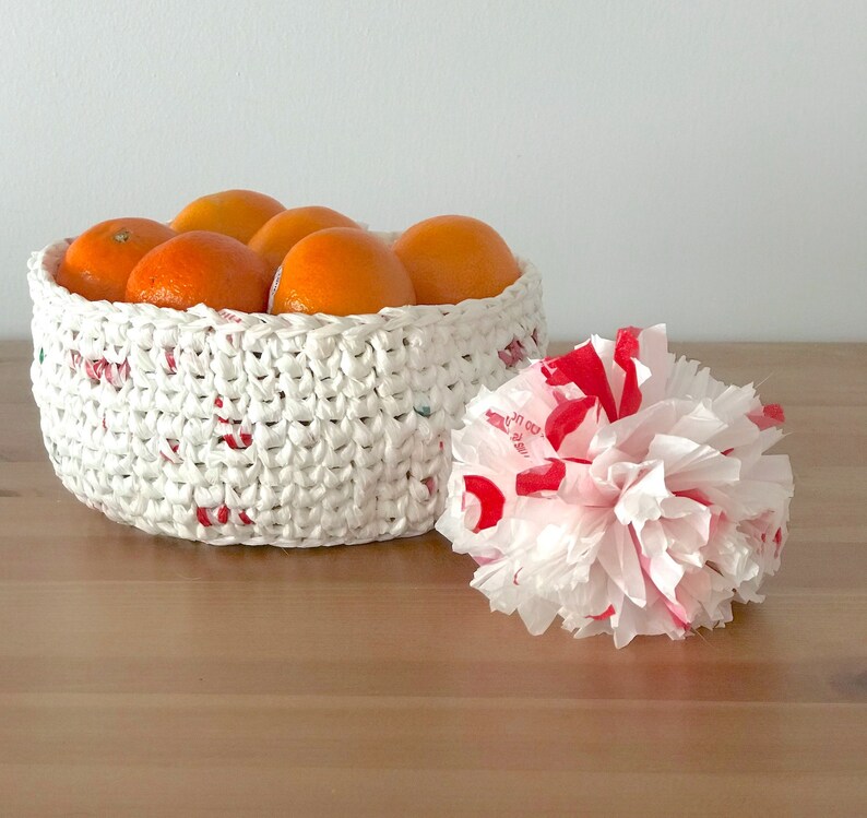 Plastic Bag Plarn Crochet Pattern Crochet Basket Instant Download ...