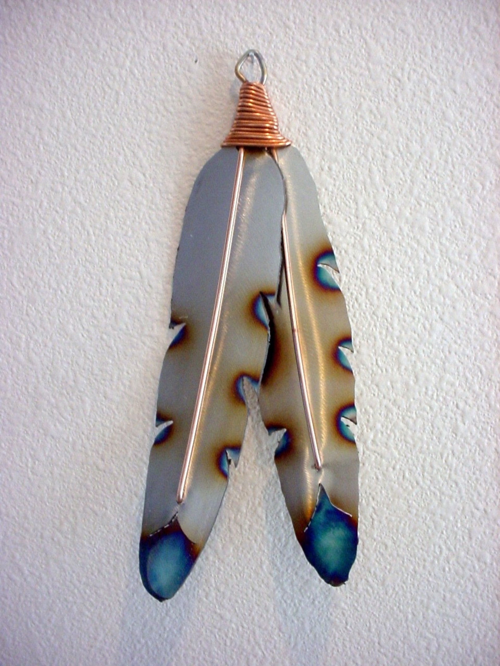 Steel Native American Indian Southwest Tribe Tribal *styled Feathers ...