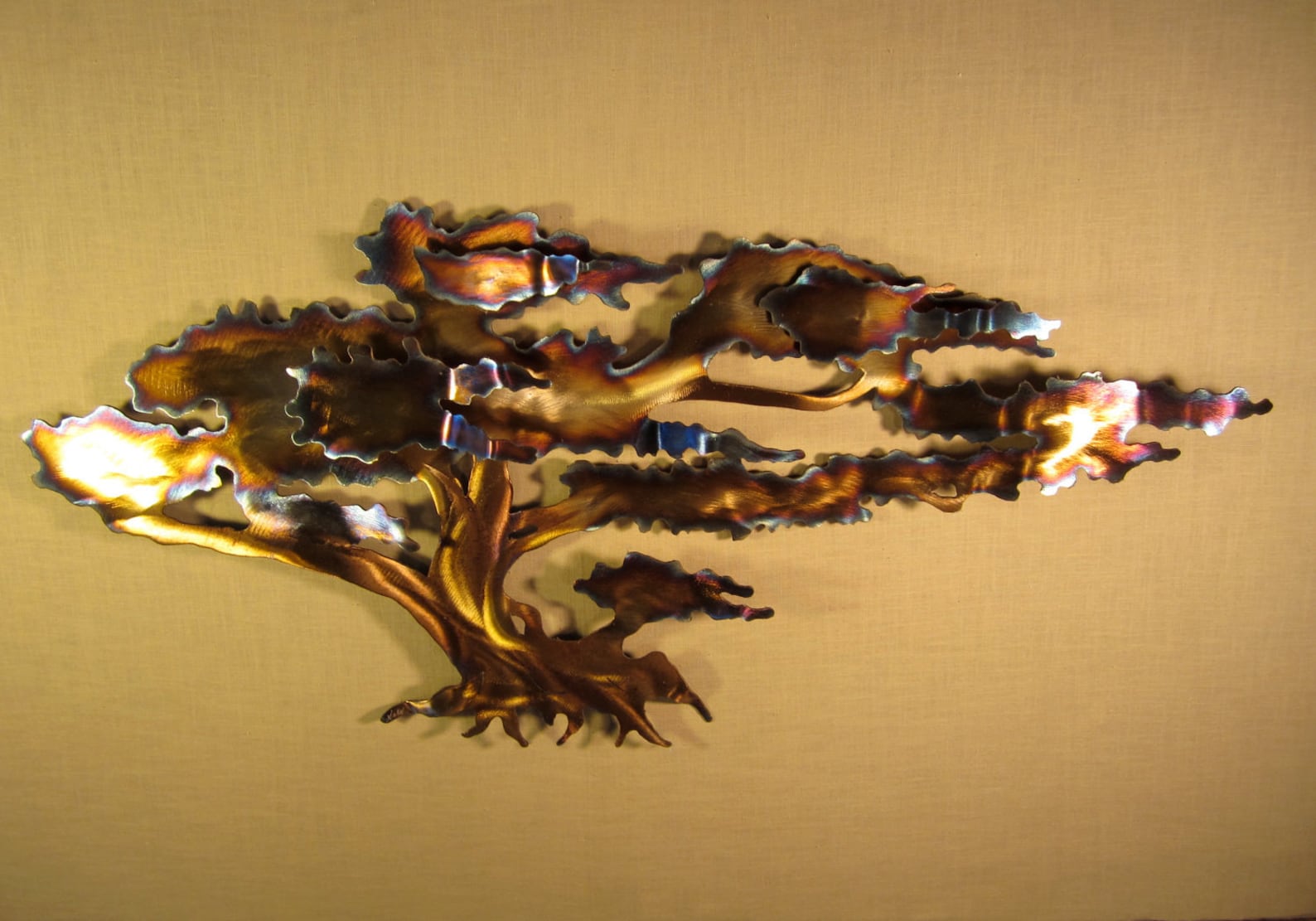 Monterey Cypress Windswept Coastal Tree Stainless Steel Ocean Decor ...