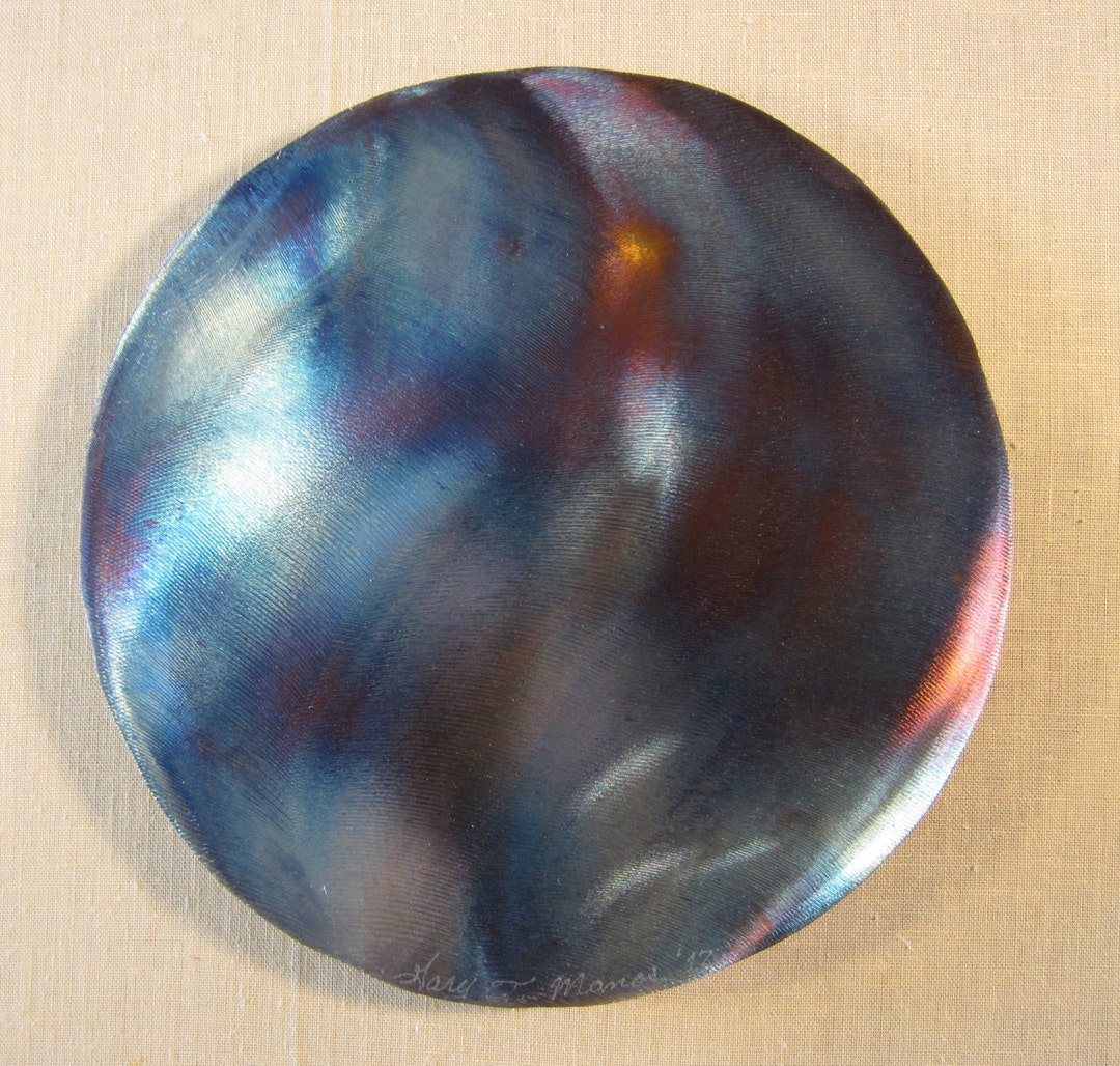 Stainless Steel Blue Moon Lunar Luna Metal Wall Art Home Decor Nice ...