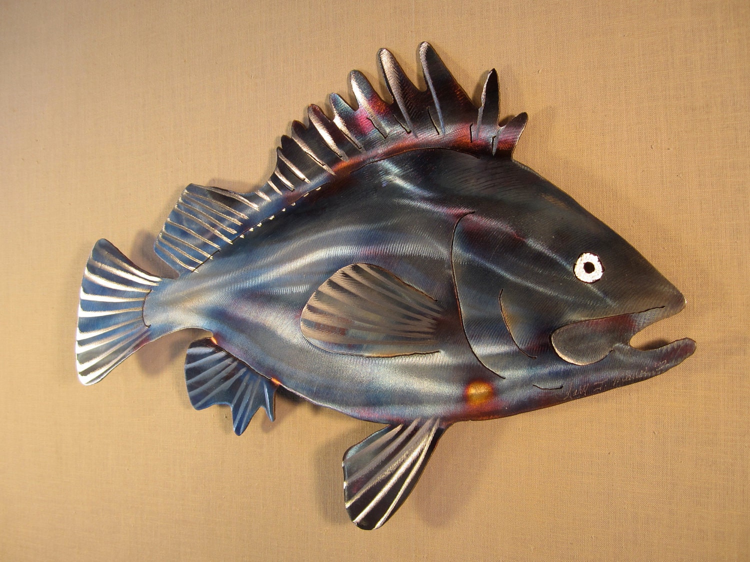Stainless Steel Rockfish Black Rock Fish Deep Sea Bass Fisherman ...