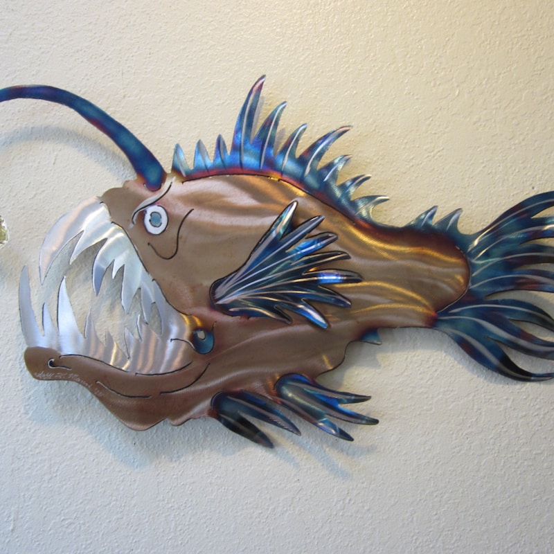 Angler Fish Sculpture - Etsy