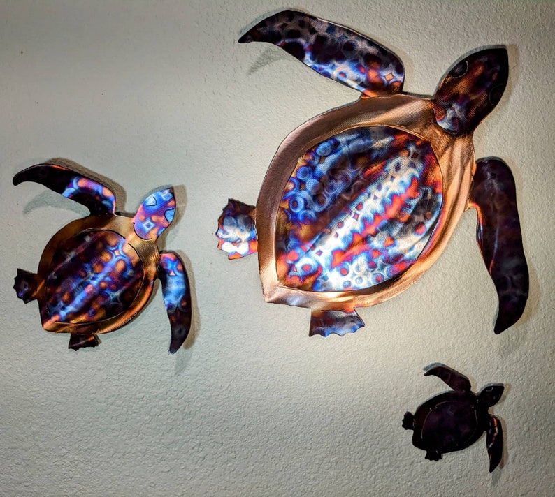 Sea Turtle Hawksbill Green Loggerhead Turtles Stainless Steel - Etsy