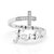 Found Faith 14K Yellow Gold Adjustable Script Ring Religious Cross Ring ...