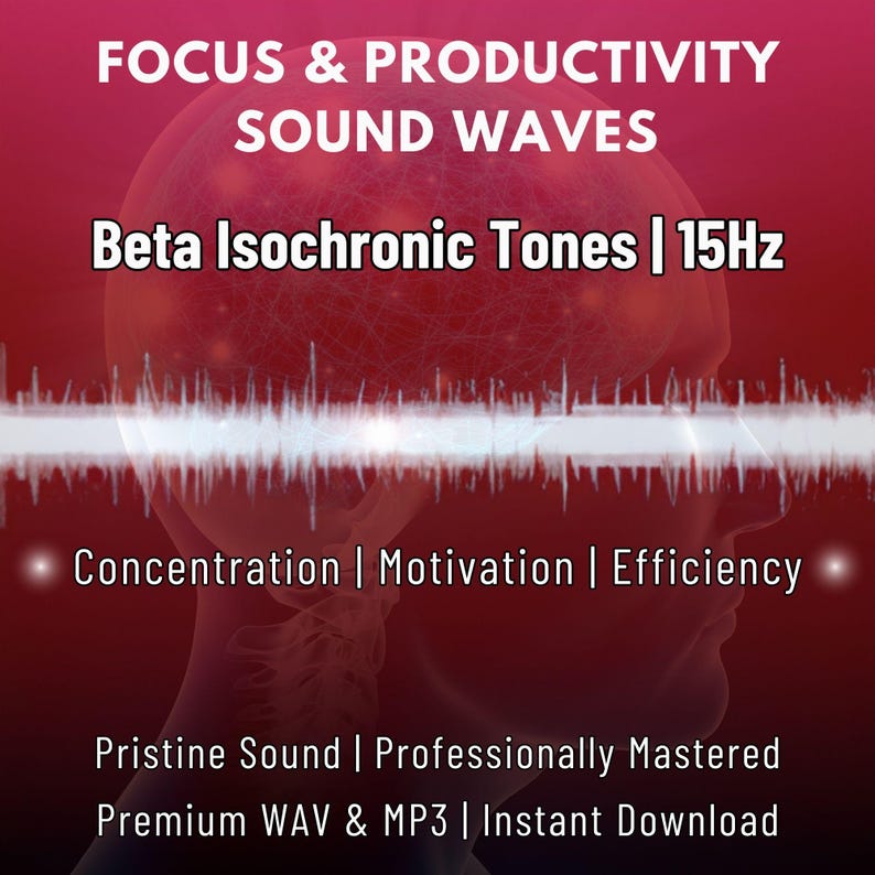 Beta Waves Isochronic Tones 15hz: Energy Boost, Focus, Motivation ...