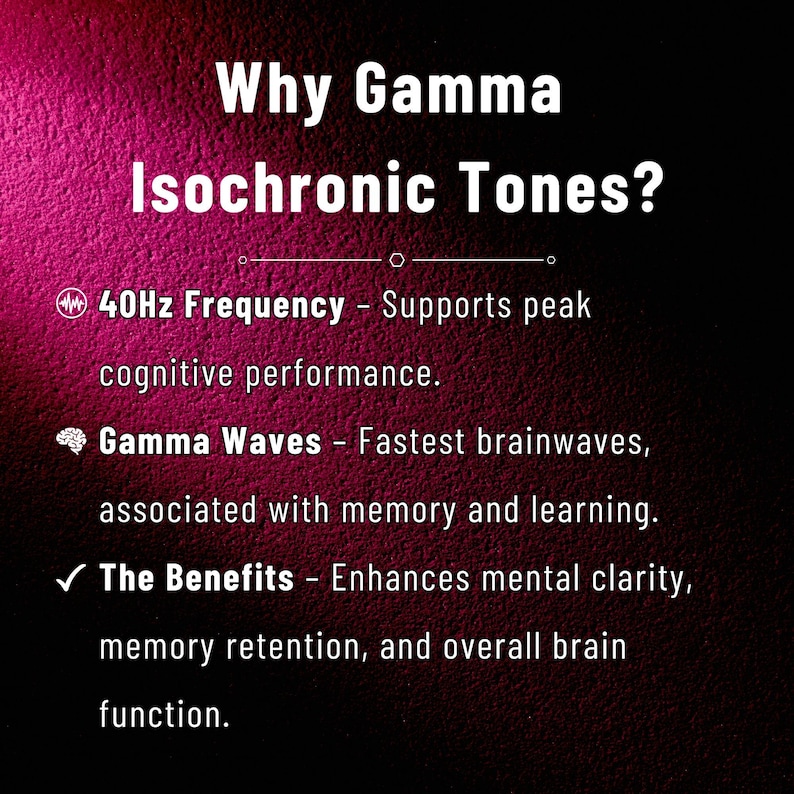 Gamma Waves Isochronic Tones 40hz: Brain Power Focus Meditation Audio ...