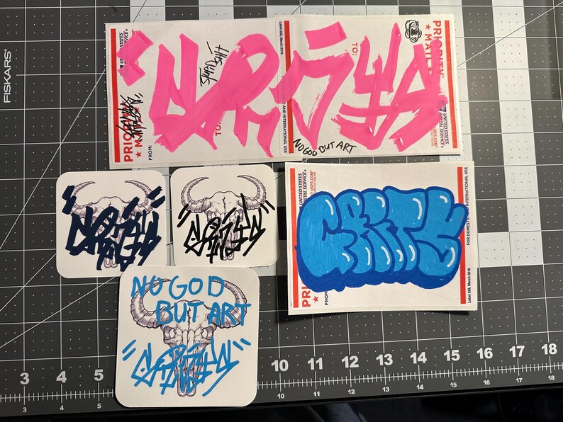 Graffiti Sticker Big Pack - Handmade - 20 Piece - Etsy