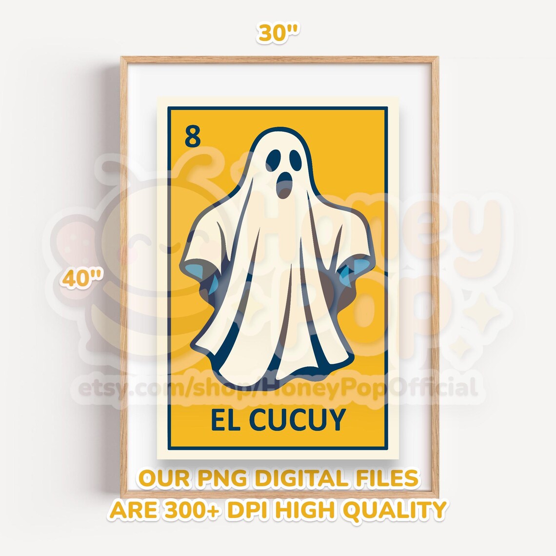 El Cucuy Loteria Card PNG | Hispanic Boogeyman Clipart | Retro Mexican ...