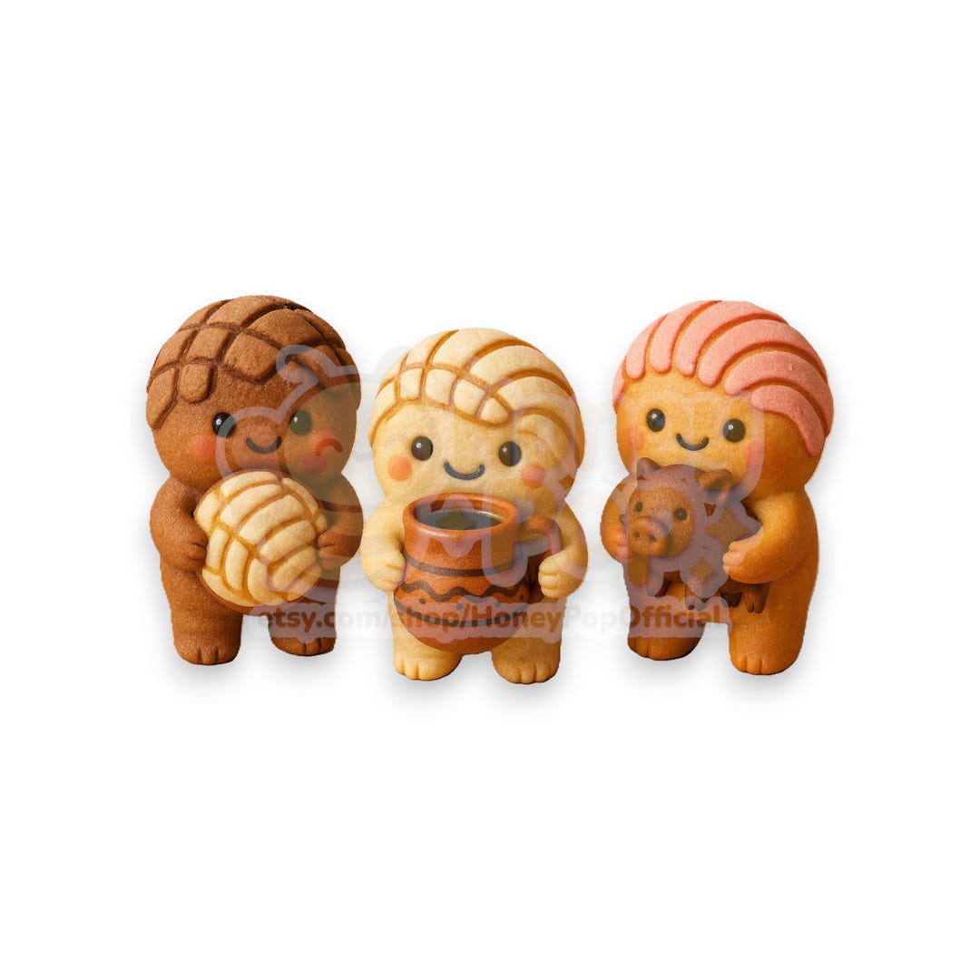 Cute Conchas PNG | Kawaii Mexican Sweet Bread Clipart | Pan Dulce ...
