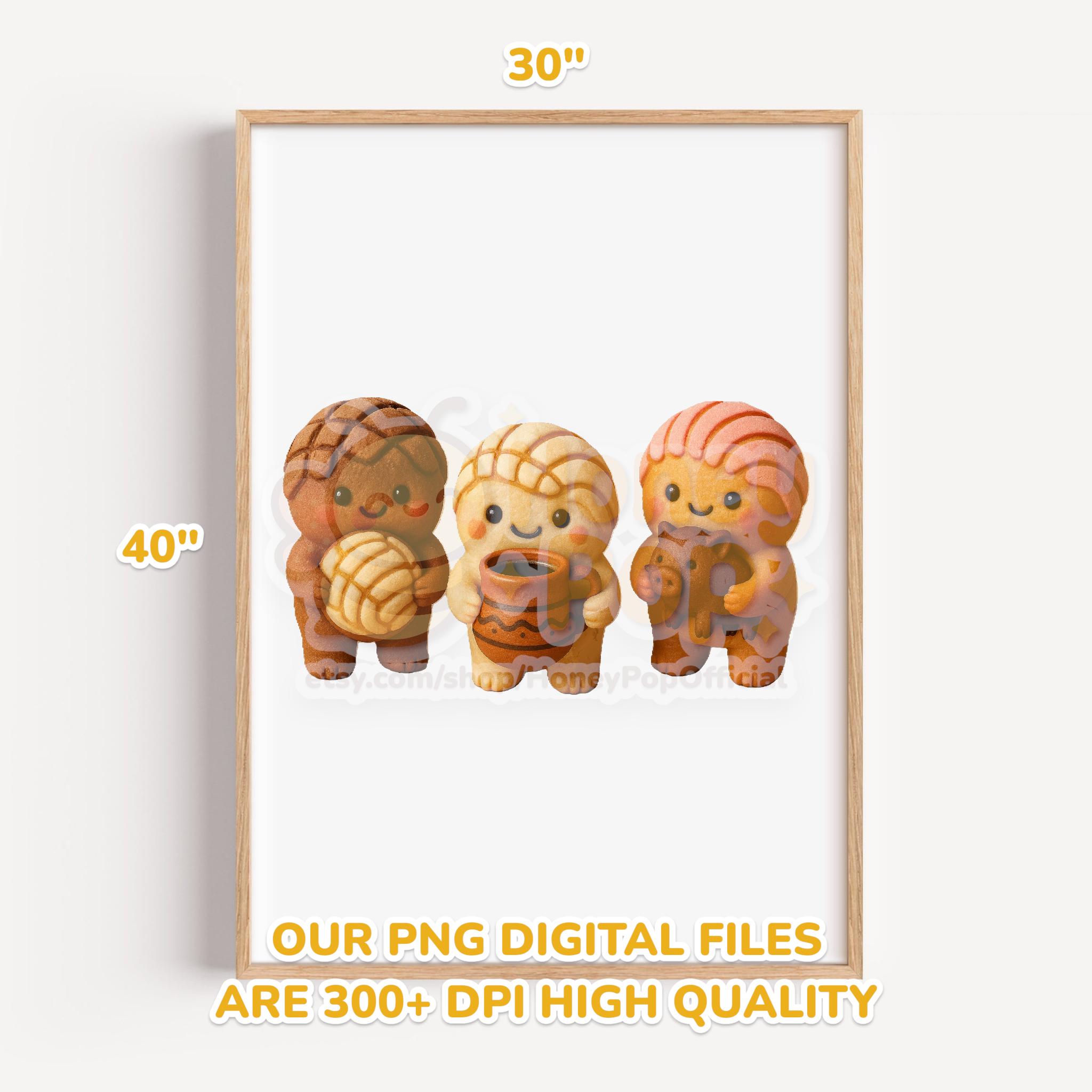 Cute Conchas PNG | Kawaii Mexican Sweet Bread Clipart | Pan Dulce ...