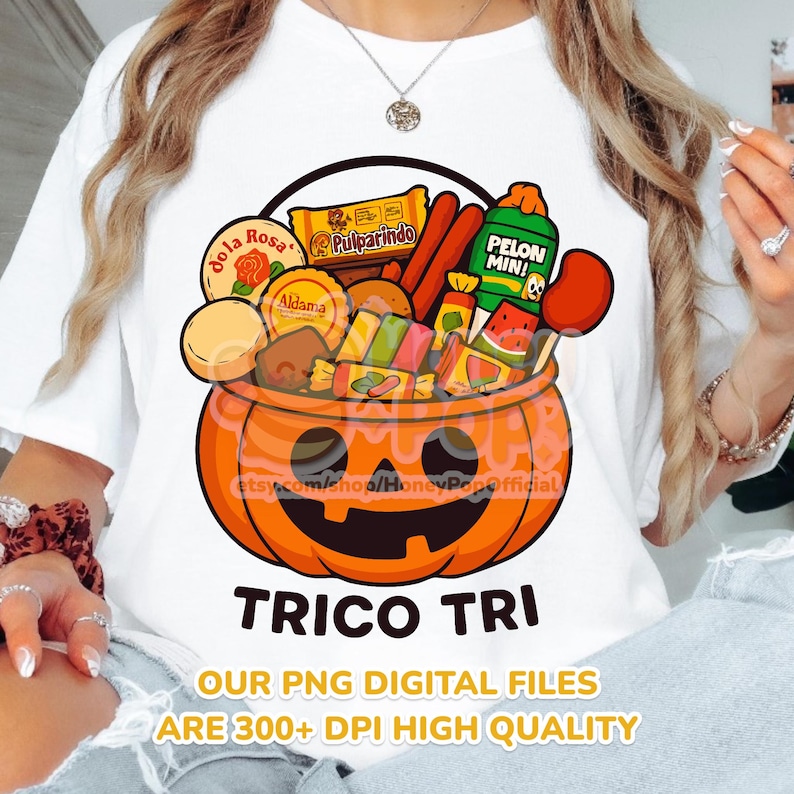 Trico Tri PNG | Hispanic Halloween Candy Clipart | Día De Los Muertos ...