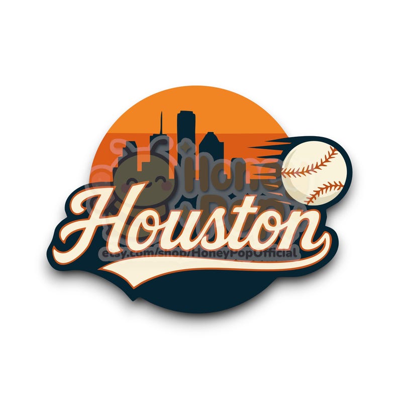 Houston Skyline Baseball PNG | Texas Sports Clipart | Houston Astros ...