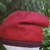 Gnome Hat - Phrygian Cap in Red Pure Cotton Canvas - Etsy
