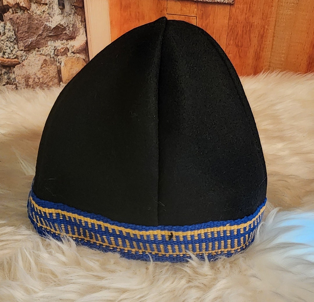 Viking, Norse, Anglo Saxon, Cap Hats, Skull Hats With Handwoven Inkle ...