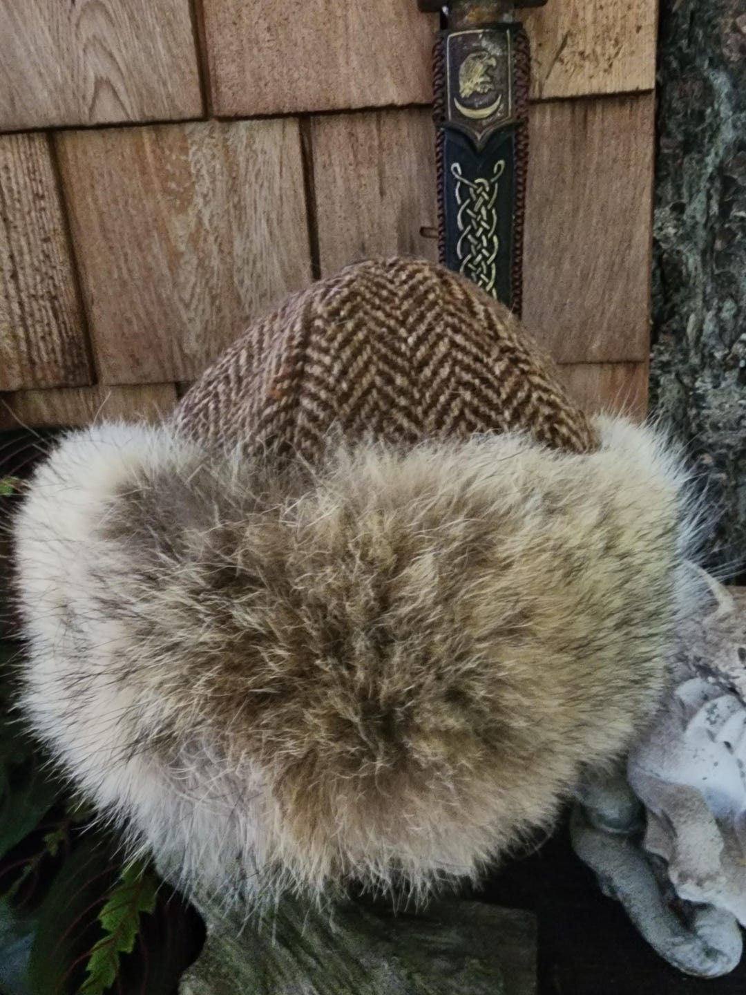 Mongolian, Cossack, Norse, Viking Style Hat, Coyote Fur, Wool - Etsy
