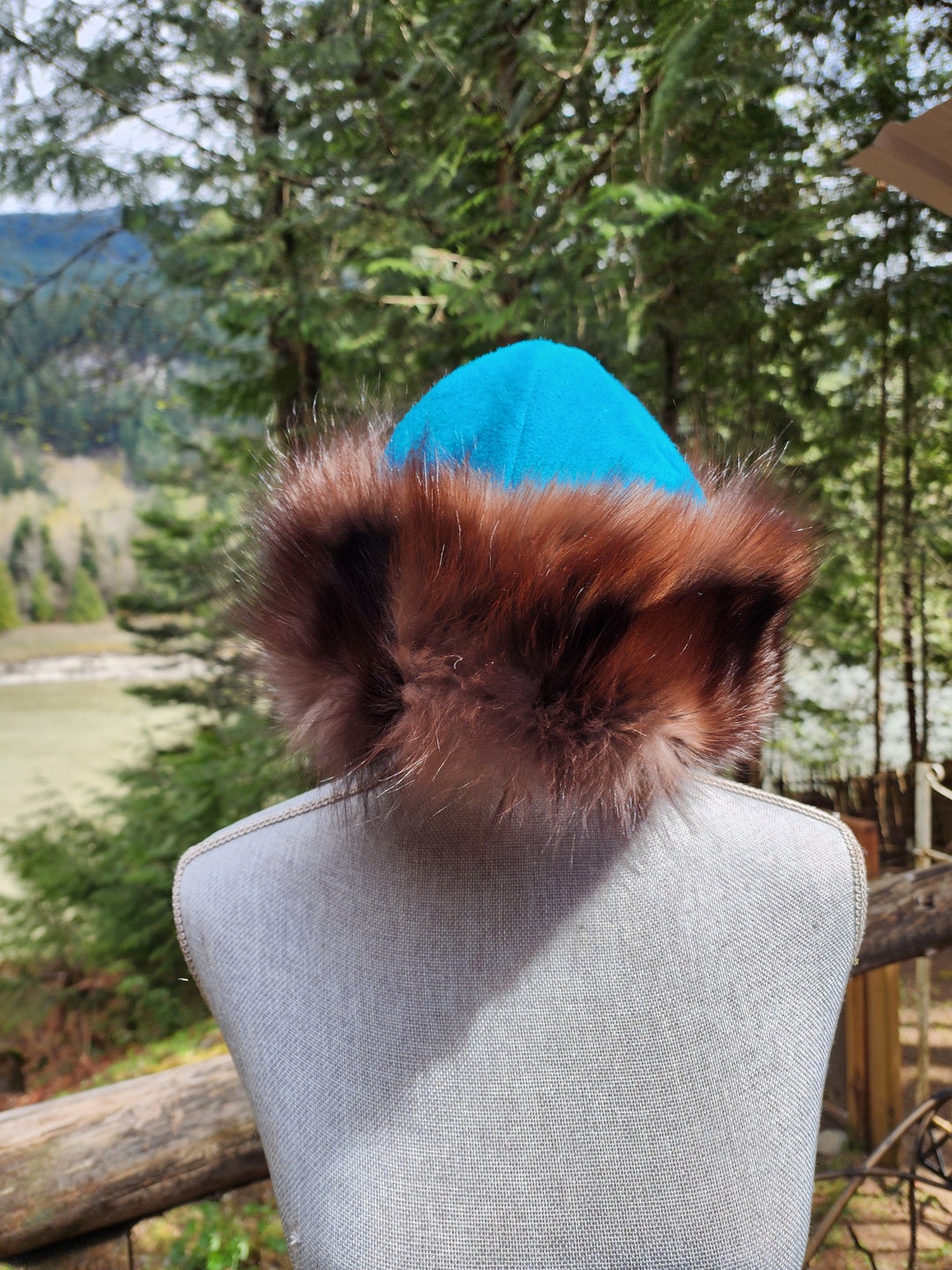 Mongolian, Cossack, Norse, Viking Style Fur Hat, Men's Fur Hat, Woman's ...