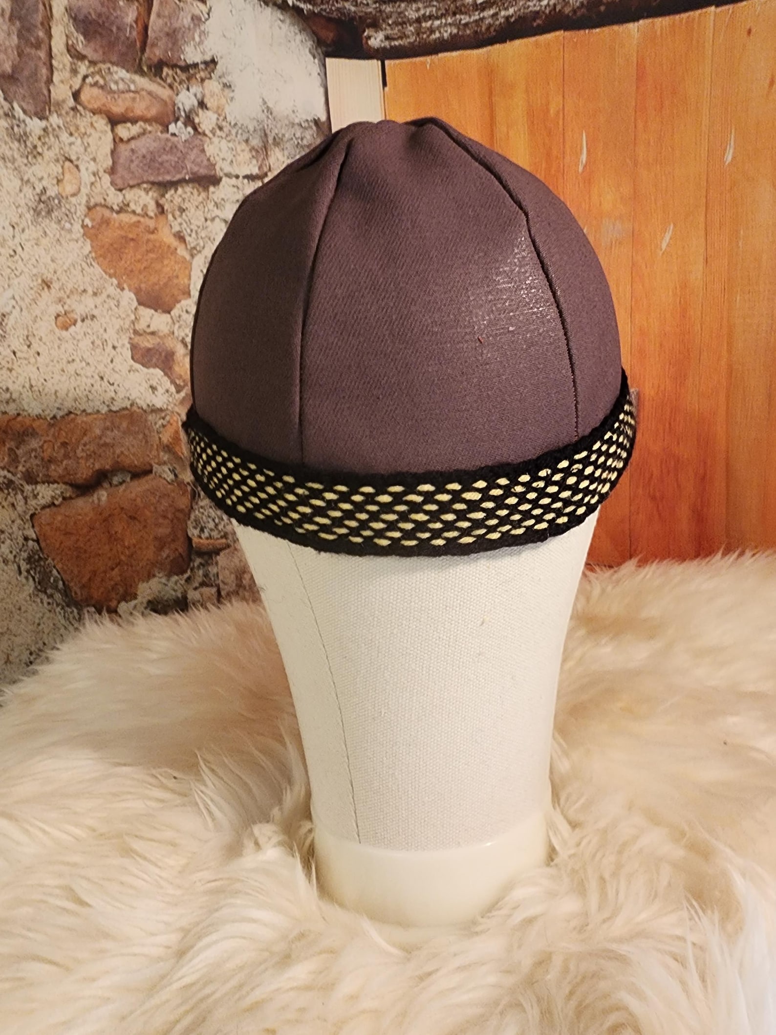 Viking, Norse, Anglo Saxon, Cap Hats, Skull Hats With Handwoven Inkle ...