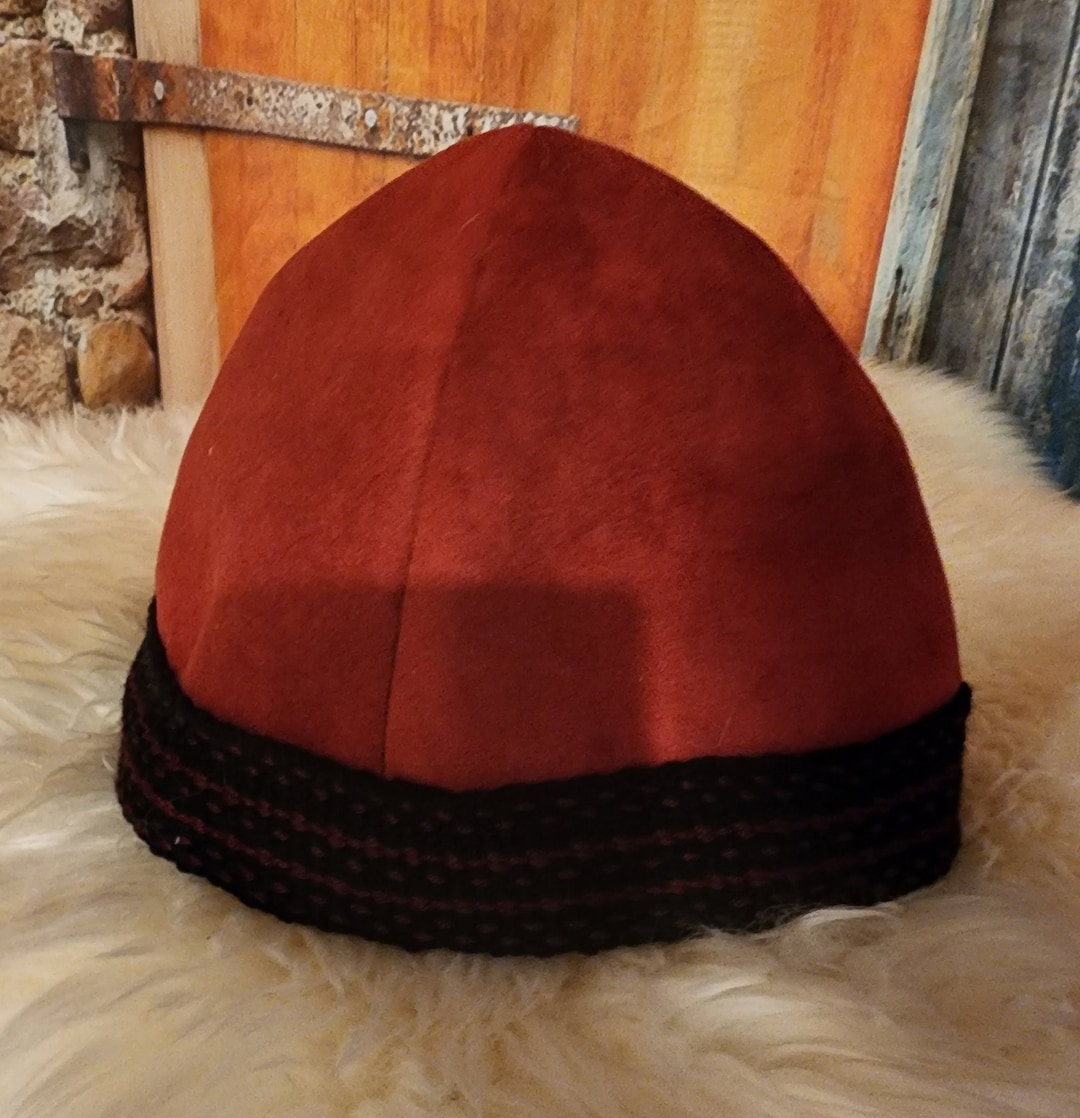 Viking, Norse, Anglo Saxon, Cap Hats, Skull Hats With Handwoven ...