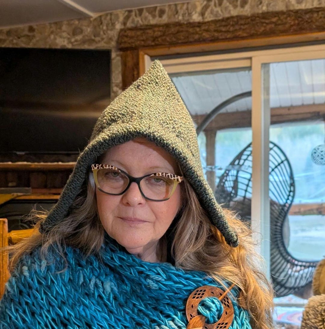 Mongolian, Cossack, Norse, Viking Style Wool Coif, Hat Handspun, Dyed ...