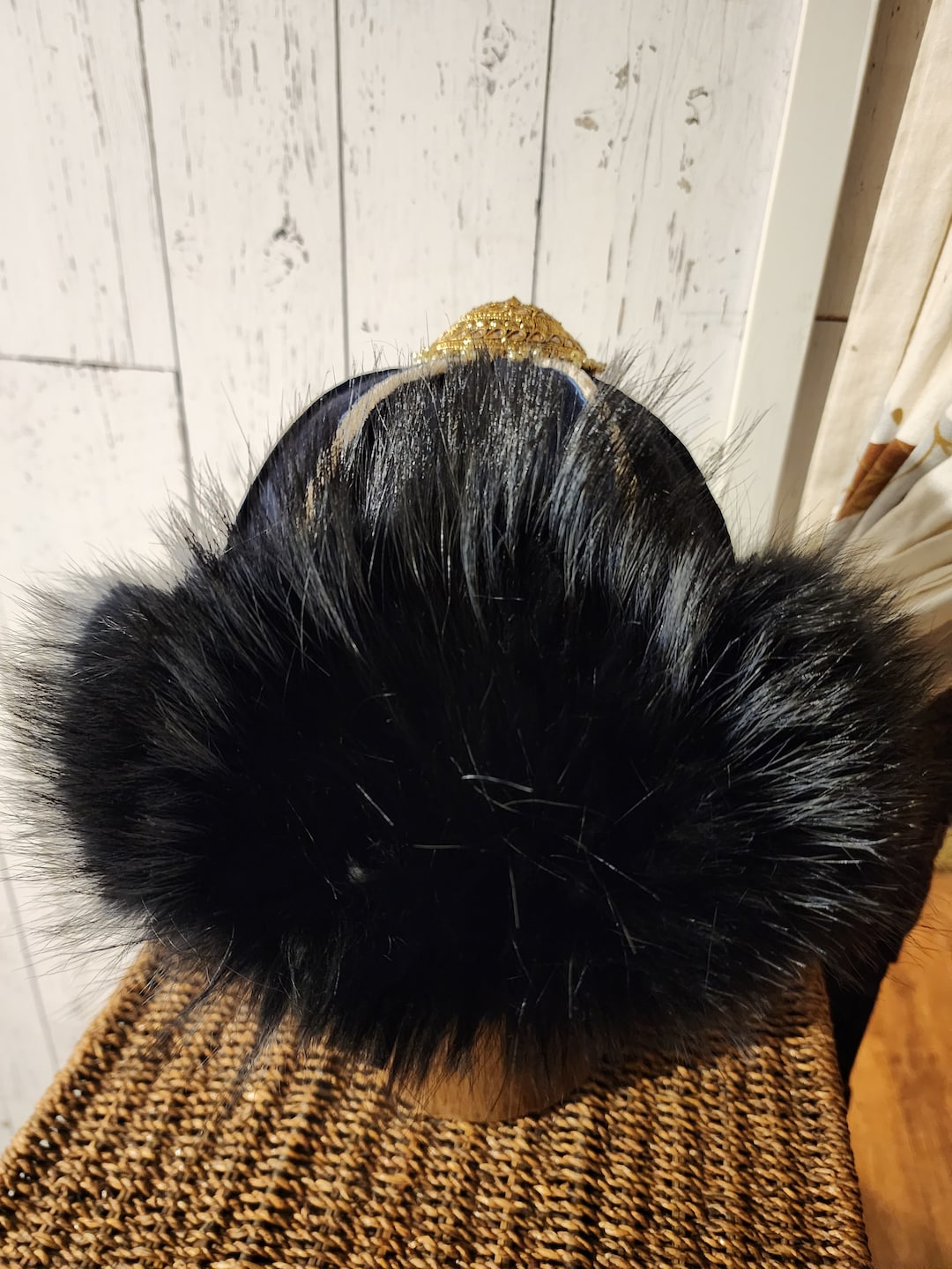 Mongolian Cossack Norse Viking Style Hat Blue Suede Blue - Etsy