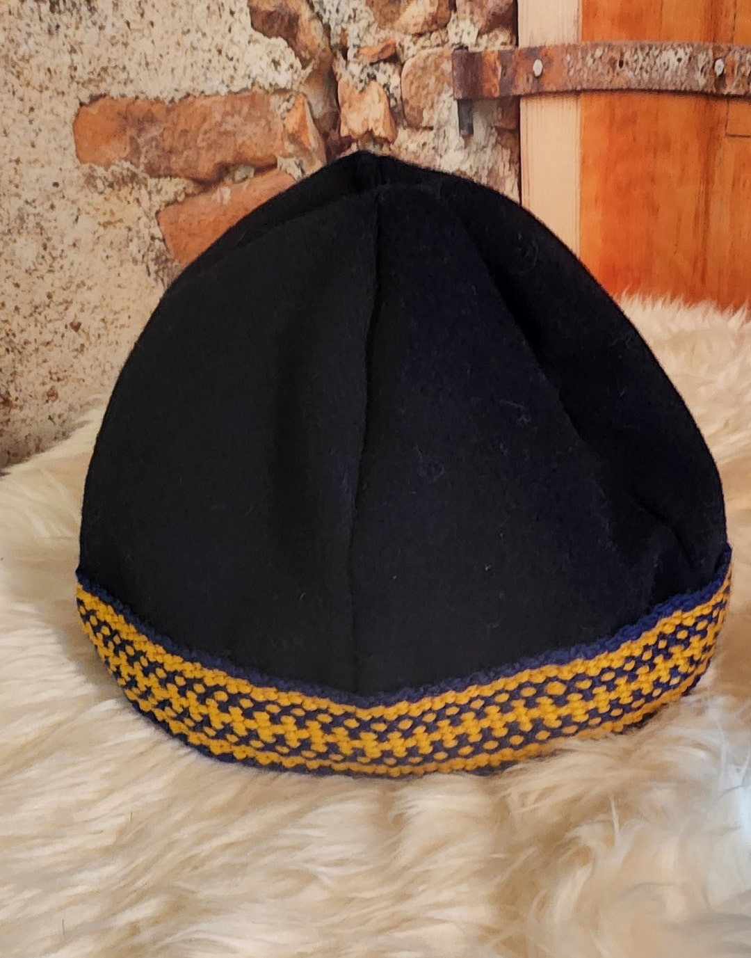 Viking, Norse, Anglo Saxon, Cap Hats, Skull Hats With Handwoven Inkle ...