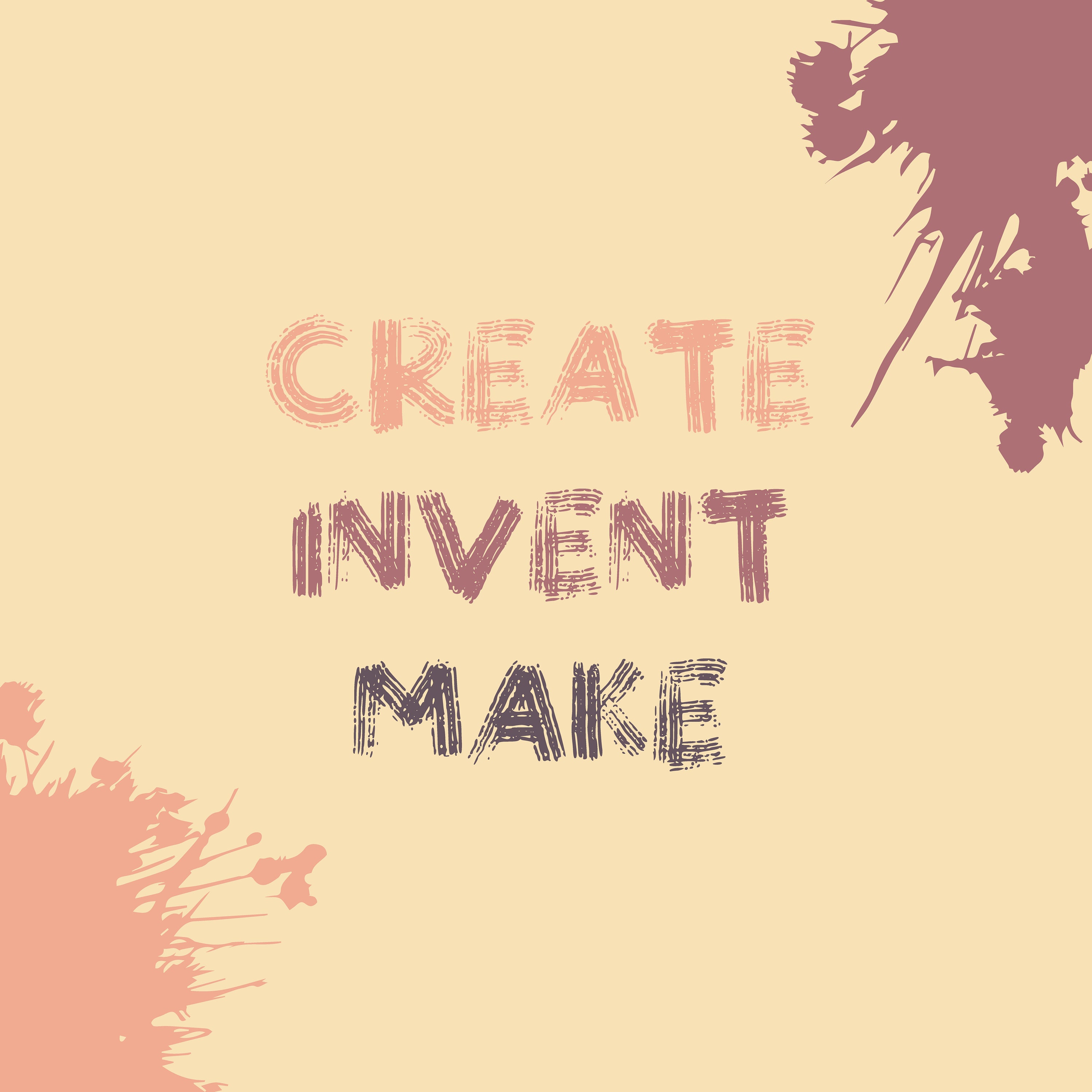 Rough Etching Handwritten Font | Paintbrush Stroke Lettering ...
