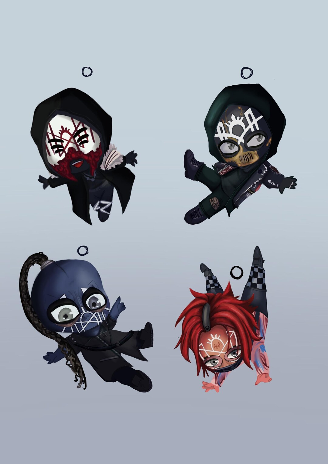 PREORDERS CLOSED Sleep Token 2 Inch Keychains - Etsy UK