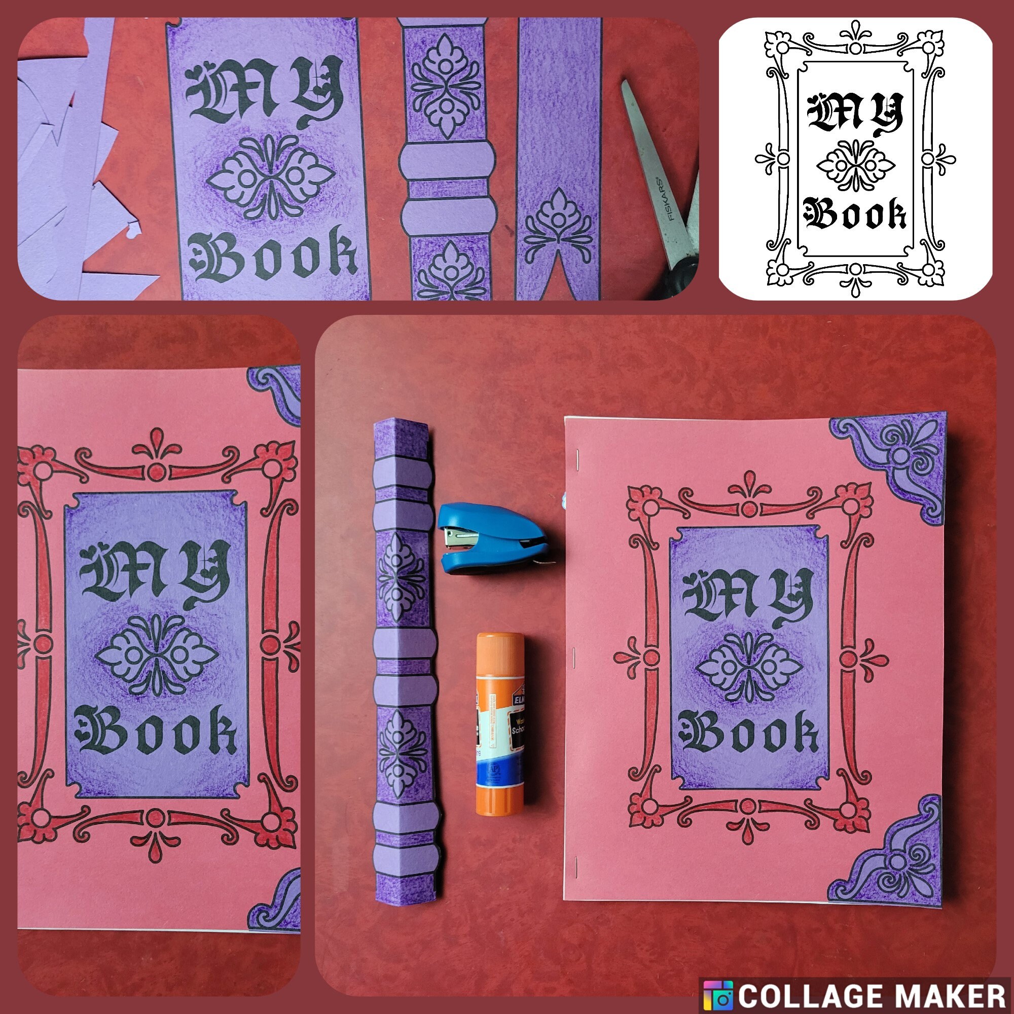 Book Cover a Scrapbooking Project for Organizing Schoolwork ...