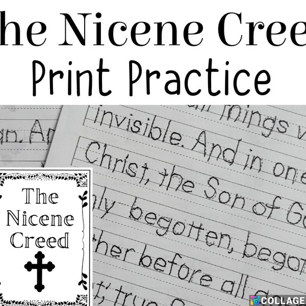 Orthodox Nicene Creed Print - Etsy