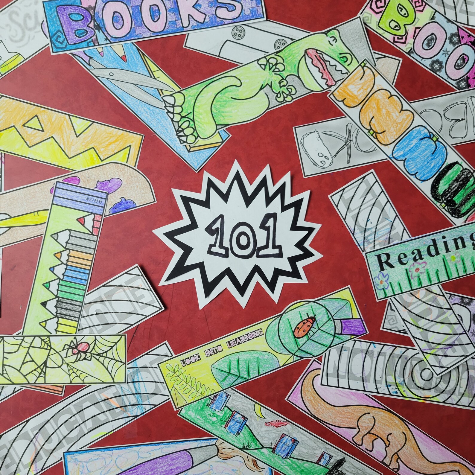 101 Bookmarks for All Grade Levels, Ideal Teachers' Gift for Back to ...