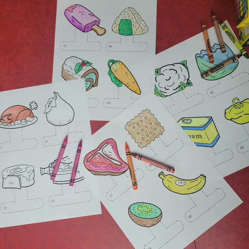 101 Food Finger Puppets, Fun Paper Toys for Any Age, Not Your Average ...