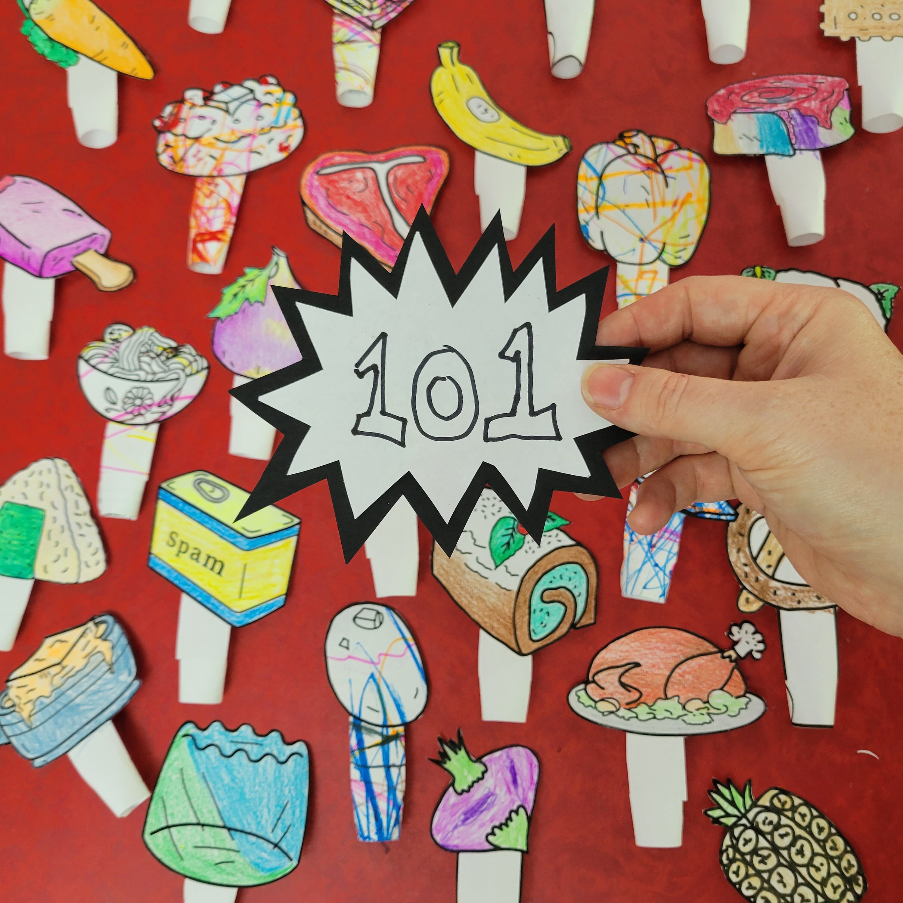 101 Food Finger Puppets, Fun Paper Toys for Any Age, Not Your Average ...