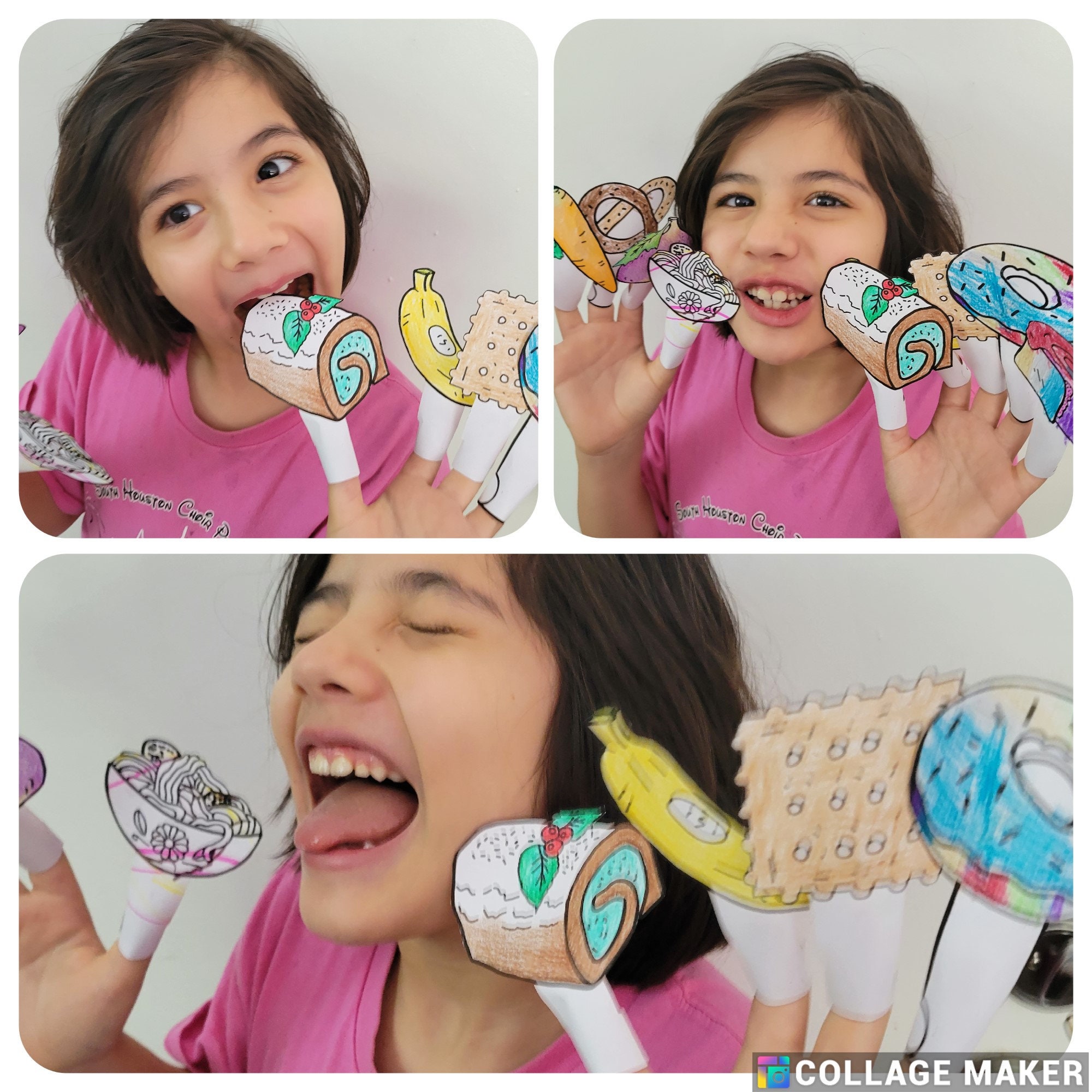 101 Finger Food Finger Puppets, Instant PDF Download for Homeschool and ...