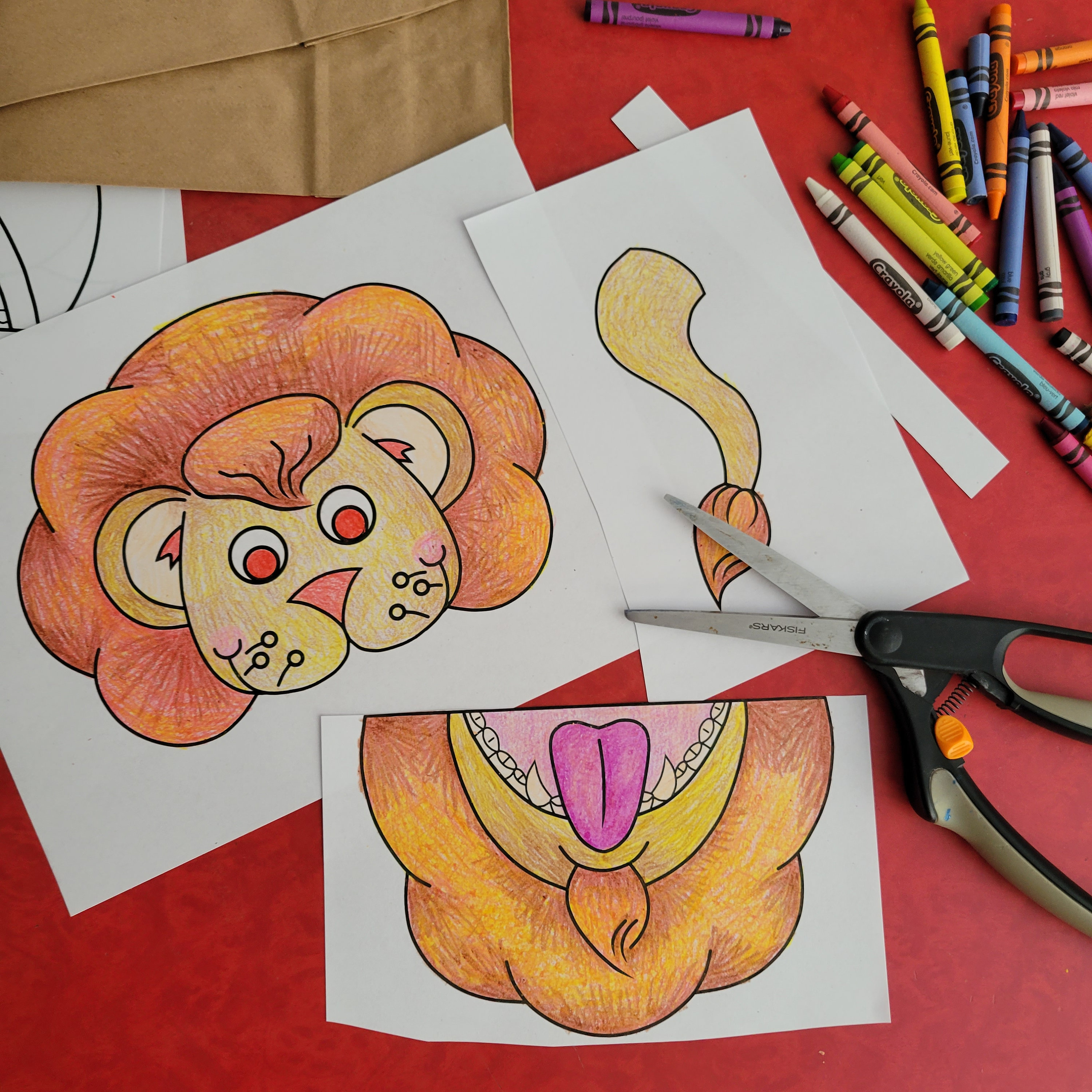 Zoo Paper Bag Puppets - Etsy