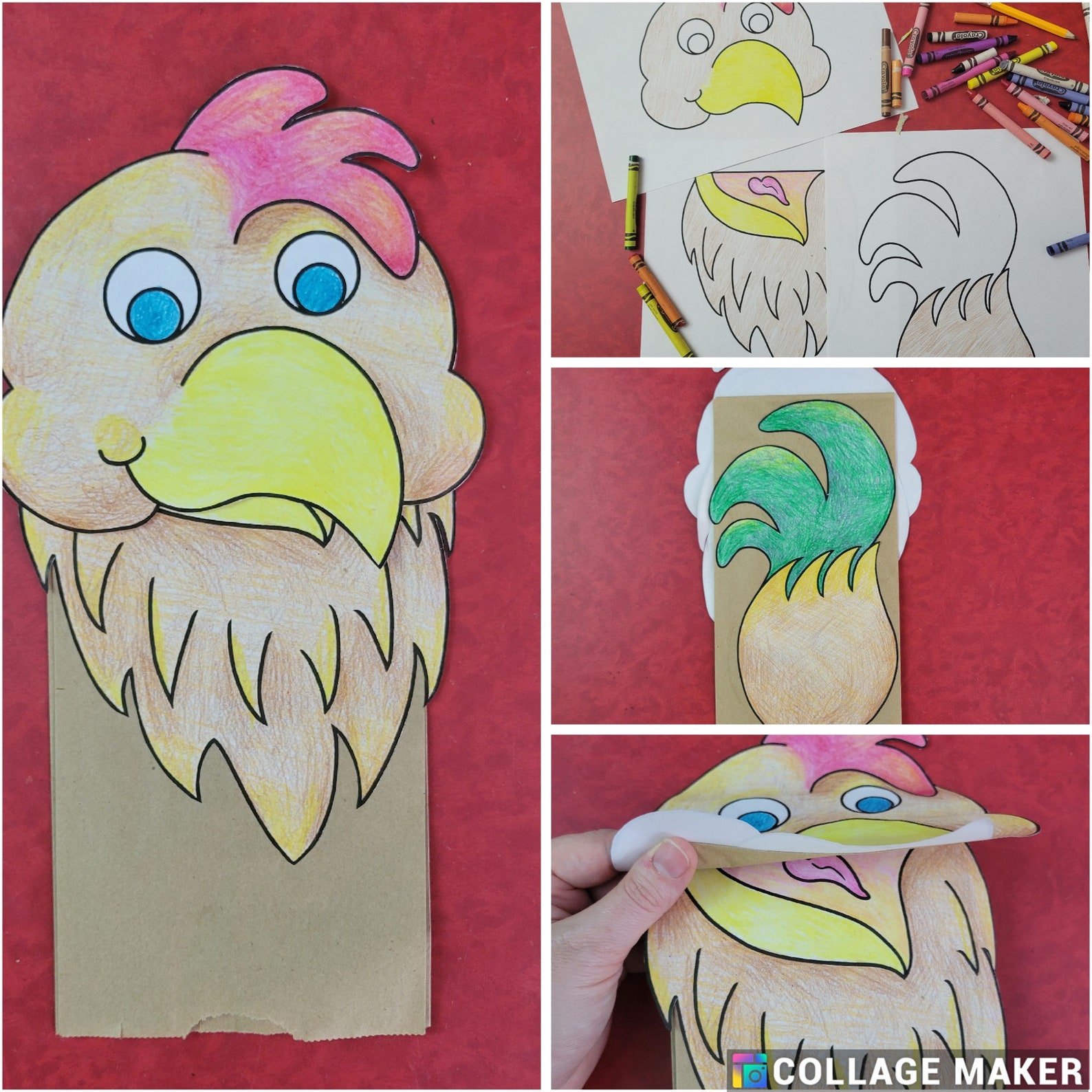 Farm Fun Paper Bag Puppets - Etsy