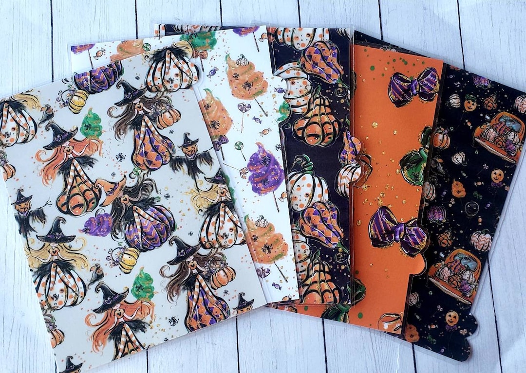 Halloween Planner Divider Set - Etsy
