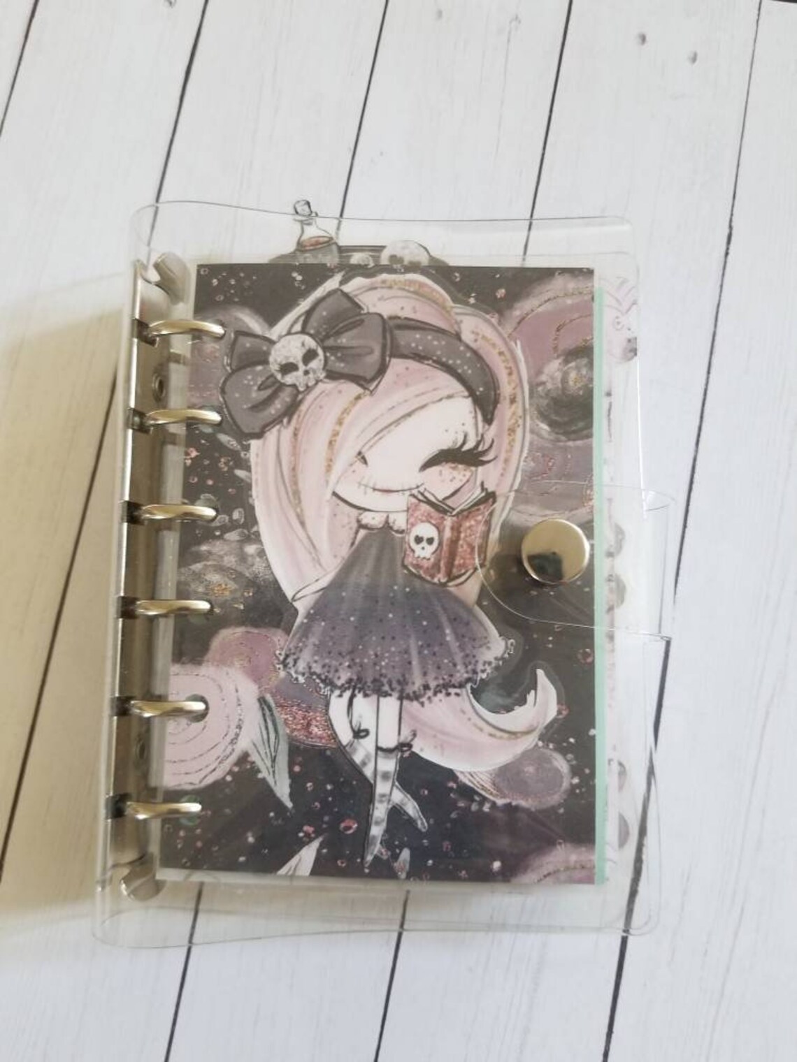 Gothic Girl//planner Divider Set - Etsy