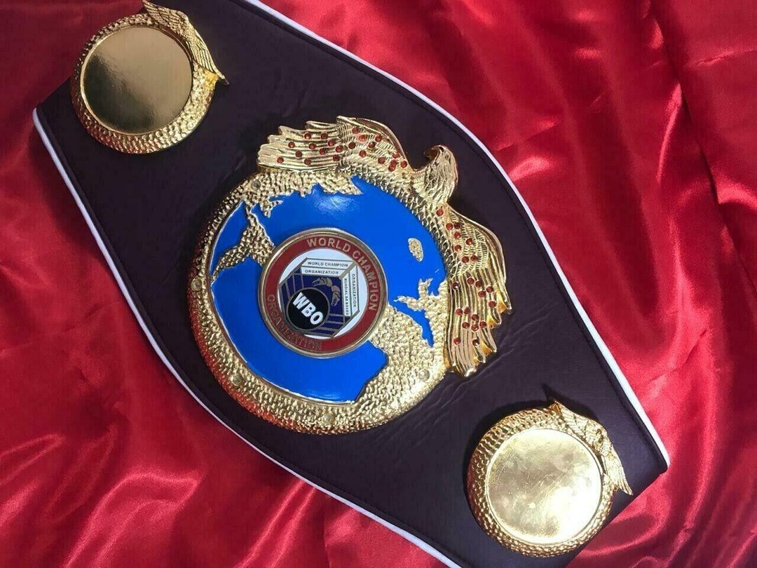 WBO Boxing Wrestling Championship Belt World Heavyweight Adult Size ...