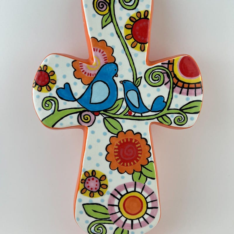 Handpainted Cross - Etsy
