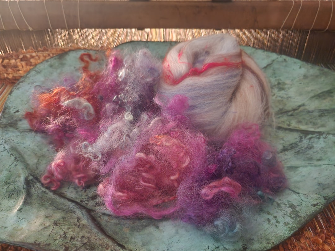 Hand Dyed Spinning Wool Locks Carded - Etsy