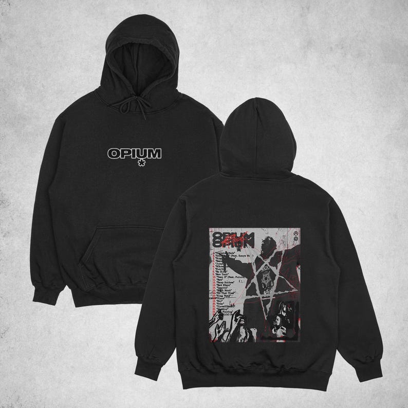 Playboi Carti Opium Album Cover Hoodie: Fan Gift - Etsy