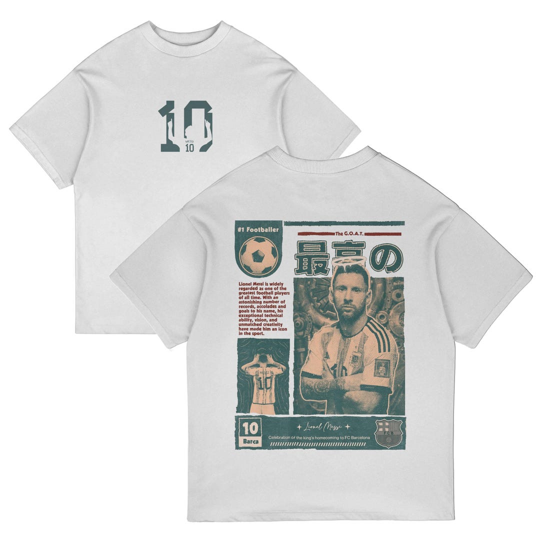 Lionel Messi Comfort Colors Shirt: LM10 Football Fan Tee - Etsy