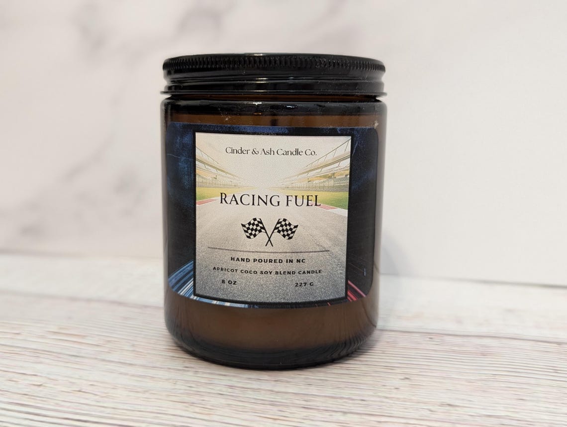Racing Fuel Candle, 8 Oz Candle - Etsy