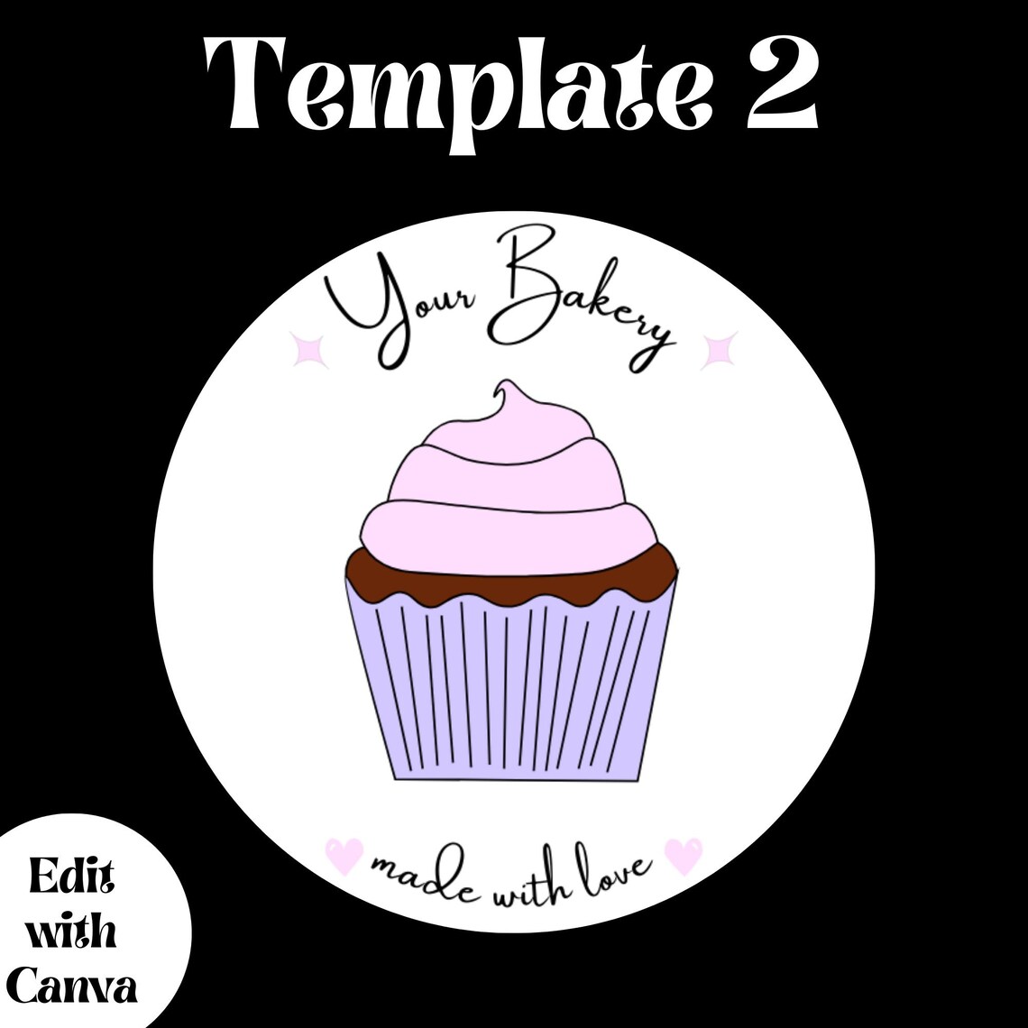 Bakery Label Templates, DIY Baking Business Labels, Cottage Food Label ...