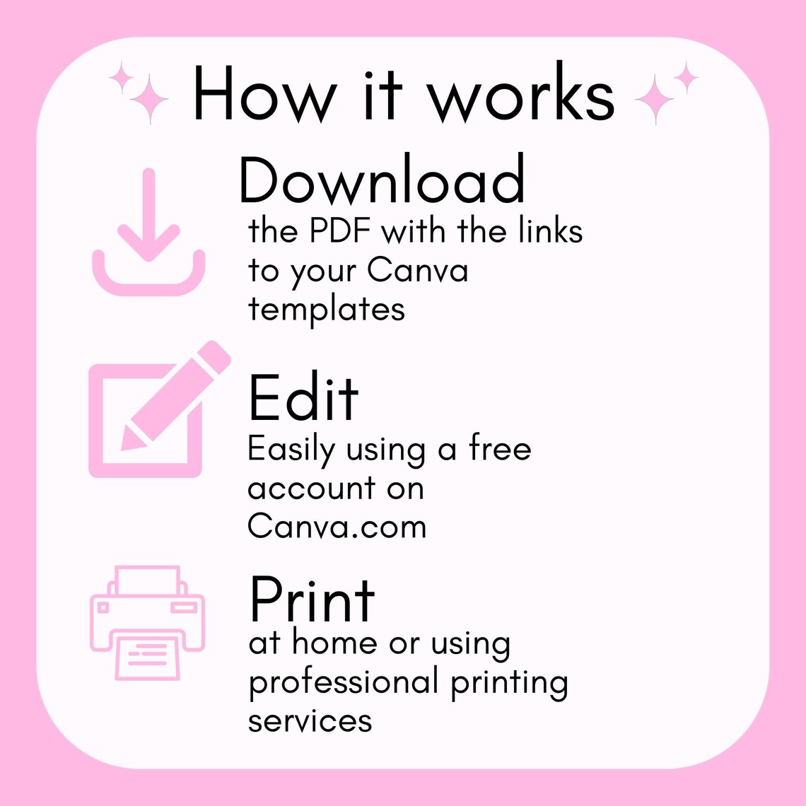 Pink Bakery Menu Template | Canva Price List Template for Baking ...