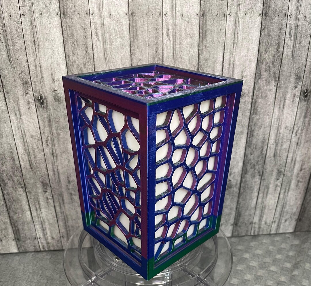 Mosaic Tiled Tea Light Shade - Etsy