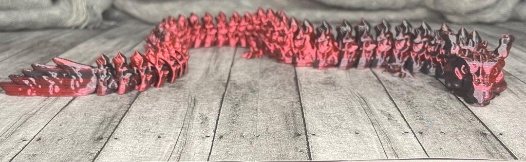 Articulated Spike Dragon - Etsy