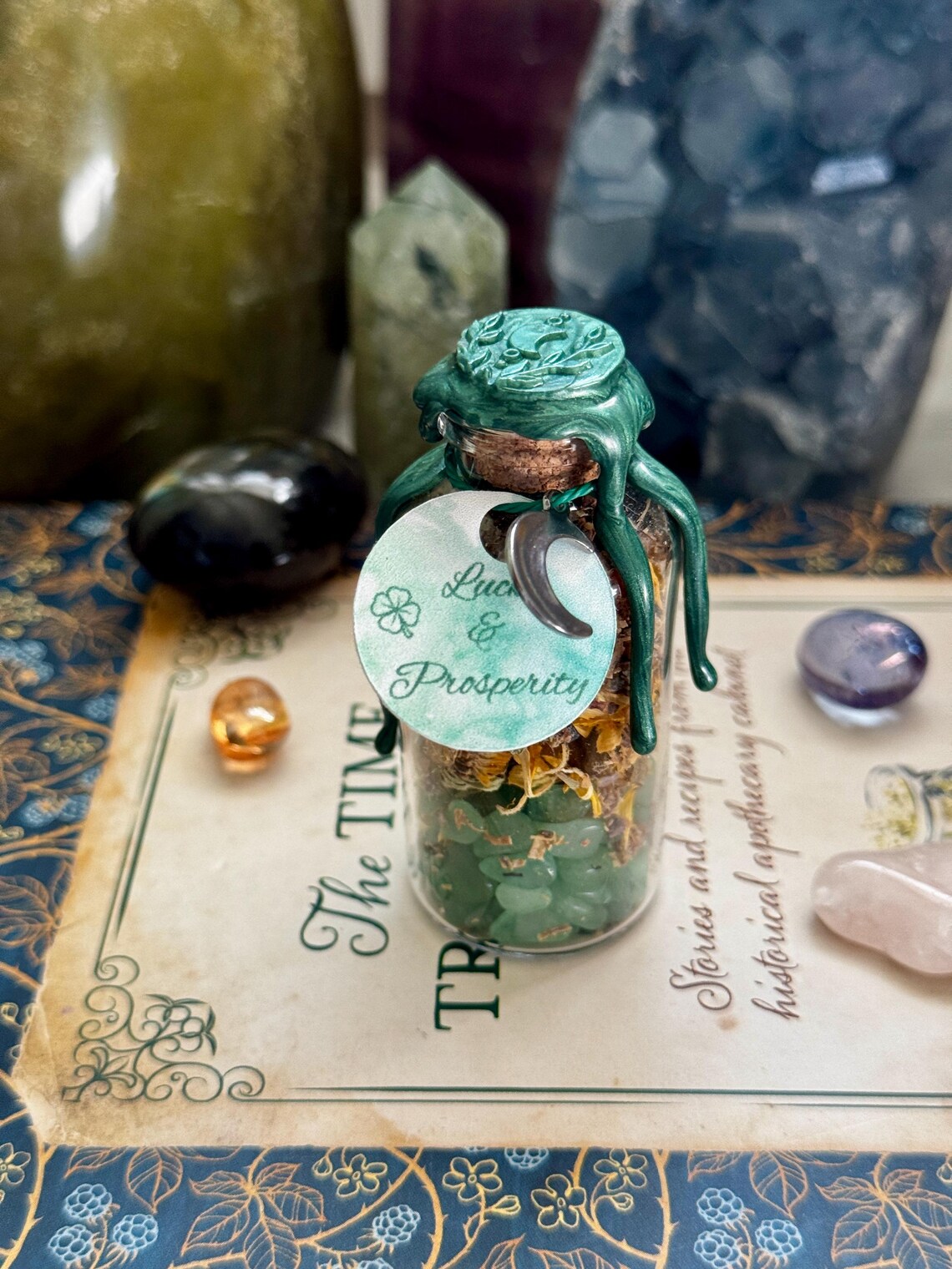 Luck & Prosperity Spell Jar - Medium - Etsy