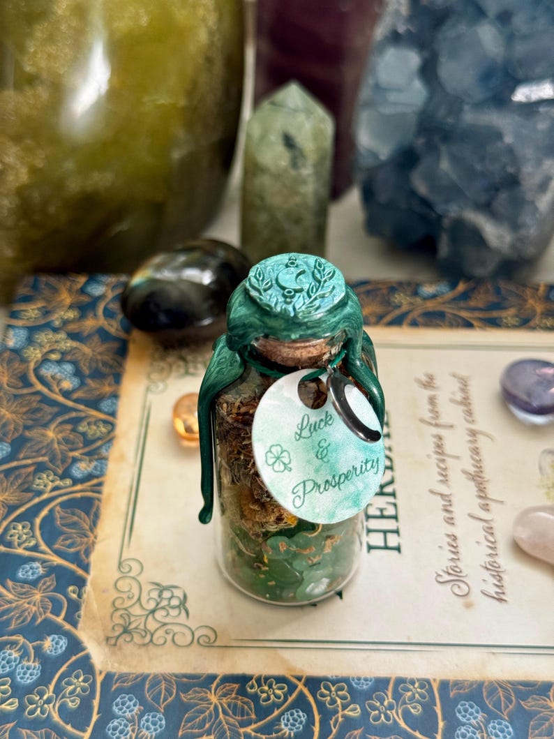 Luck & Prosperity Spell Jar - Medium - Etsy