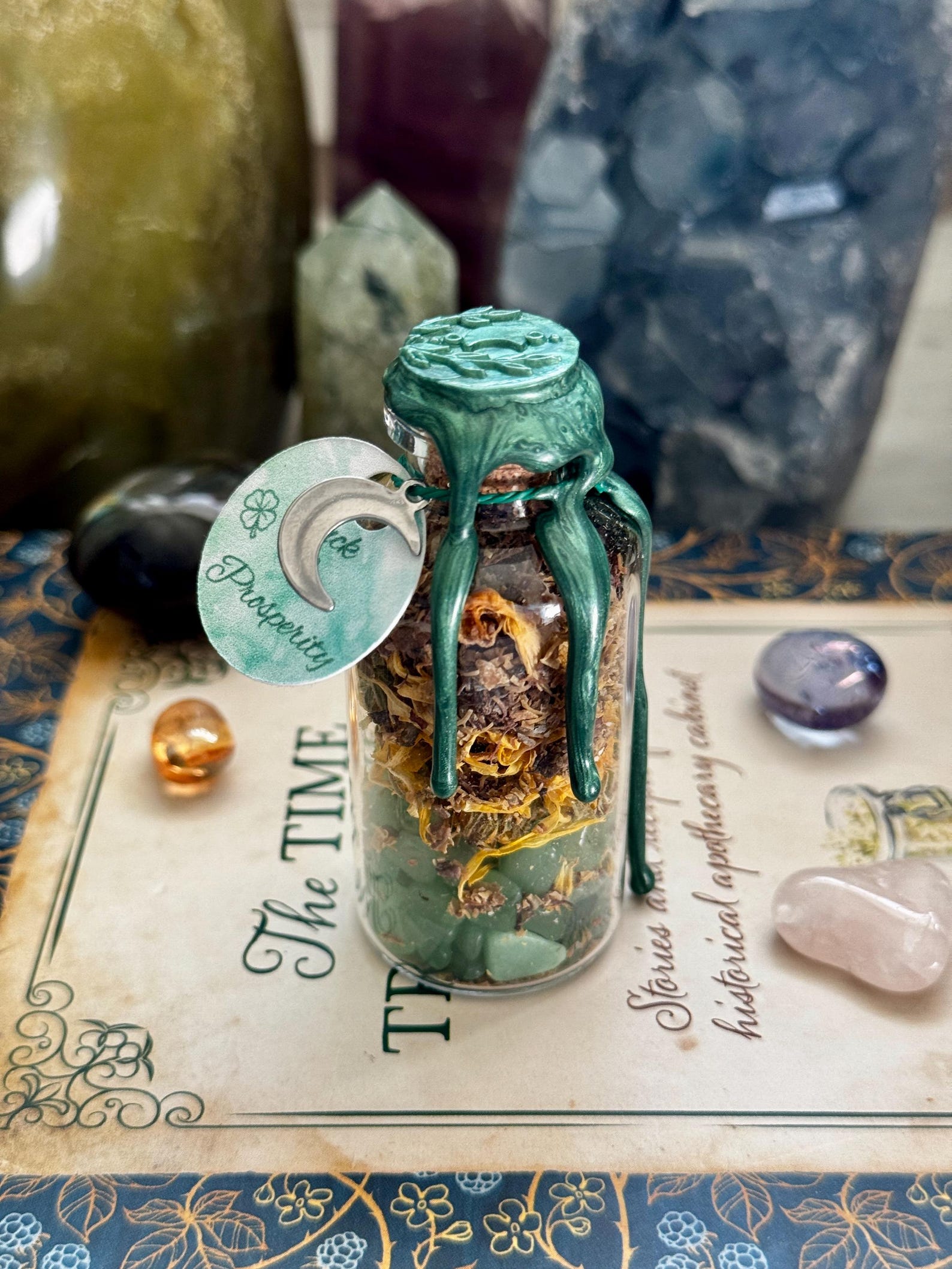 Luck & Prosperity Spell Jar - Medium - Etsy